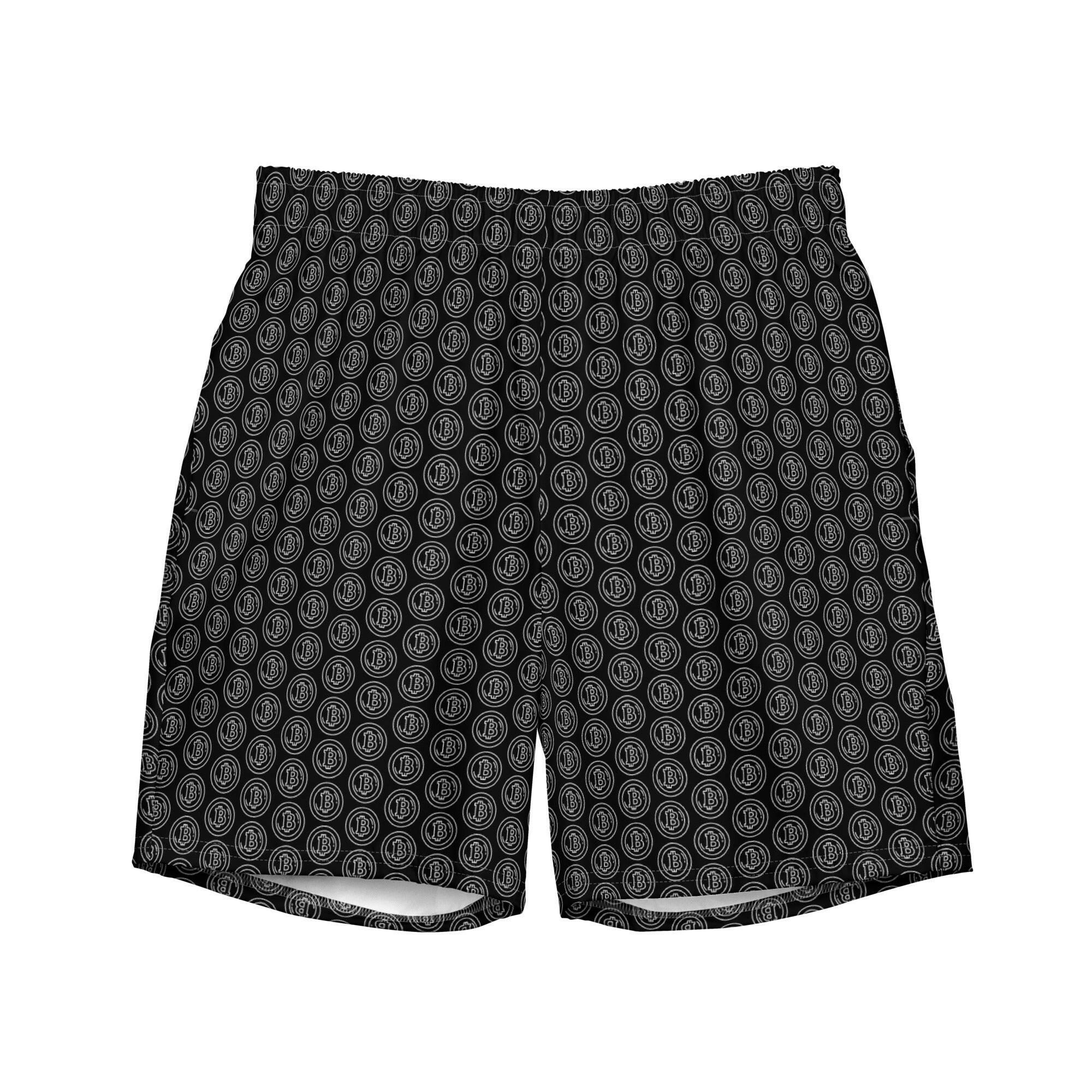 Bitcoin B Swim Trunks by SVRN_T - The Orange Habit – SVRN Society